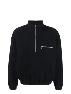 RIER High-neck Zip-up Jacket - Black
