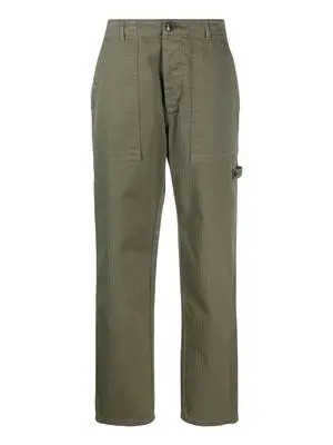 FORTELA Jerry Straight-leg Cotton Trousers - Green