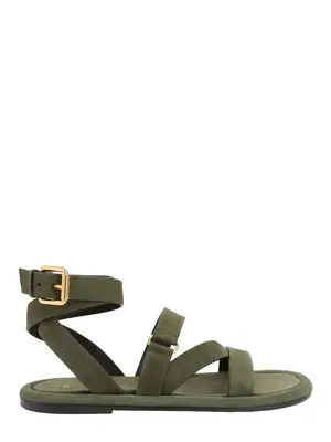 GIUSEPPE ZANOTTI Aymon Buckled Sandals - Green