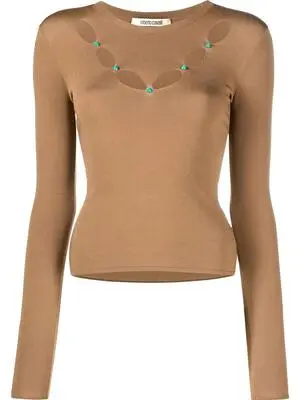 ROBERTO CAVALLI Roberto Cavalli Cut-Out Top