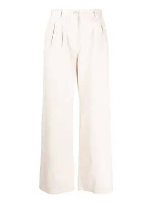 A.p.c. Wide-leg Trousers - Neutrals