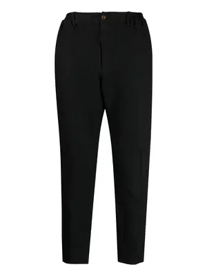 COMME DES GARÇONS Black Comme Des Garçons Chevron-Pattern Tapered Trousers