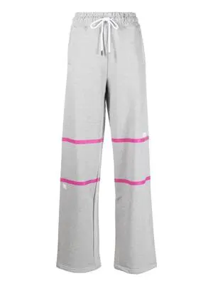 Gcds Logo-print Track Pants - Grey