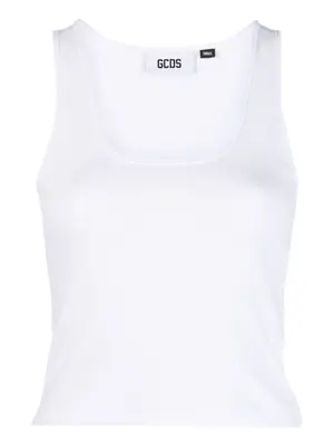 GCDS GCDS Sleeveless Jersey-Knit Top