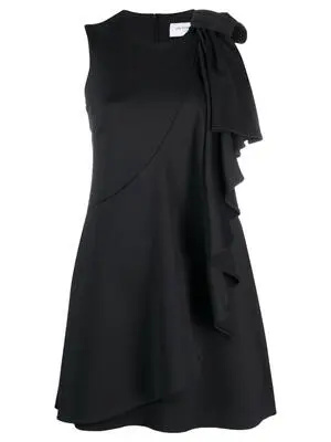 Viktor & Rolf Bow Volant Mini Dress - Black