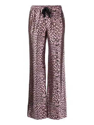 Zadig&Voltaire Leopard Print Trousers - Pink