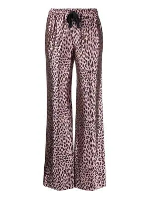 Zadig&Voltaire Leopard Print Trousers - Pink