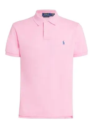 Polo Ralph Lauren Cotton-mesh Polo Shirt - Pink