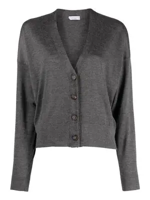 BRUNELLO CUCINELLI V-neck Button-fastening Cardigan