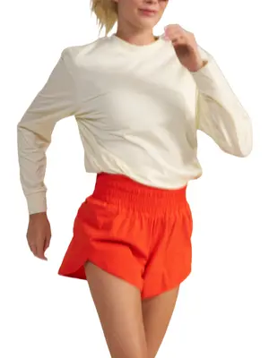 Outdoor Voices Orange LightSpeed 3" Short Cardinal