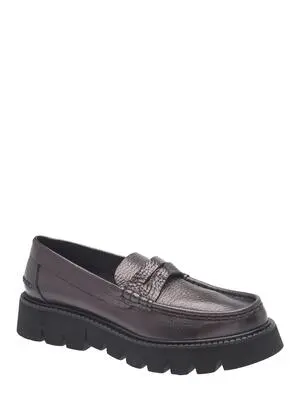 PEDRO GARCIA Sebas Lug Penny Loafer - Anthracite