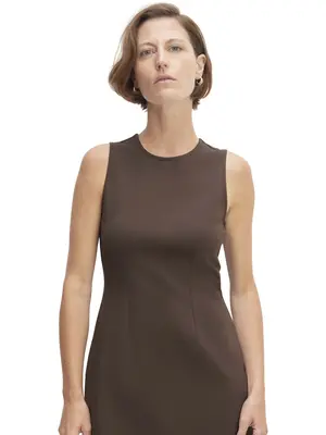 Everlane Everlane Dream '90s Shift Dress Earth Brown