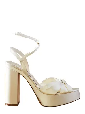 BELLA BELLE Platform Heels White