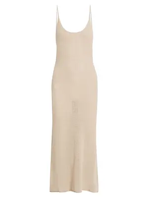 Onia Linen Midi Slip Dress - Beige