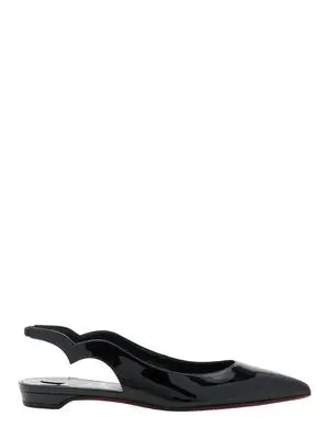 CHRISTIAN LOUBOUTIN Hot Chick Slingback Flats - Black