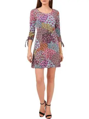 Chaus Print Swing Dress - Sunlight Multi