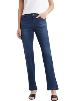 Wit & Wisdom Straight Leg Stretch Jeans - Indigo