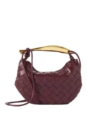 BOTTEGA VENETA Bottega Veneta Sardine Intrecciato Leather Shoulder Bag