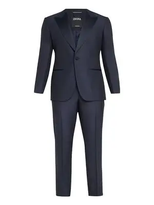 Zegna Sartorial Wool And Silk Tuxedo - Navy Solid
