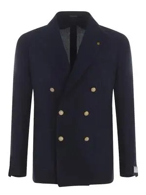 Tagliatore Tagliatore Double-Breasted Jacket Blue