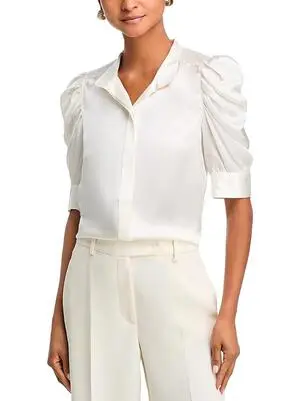 FRAME Gillian Silk Shirt
