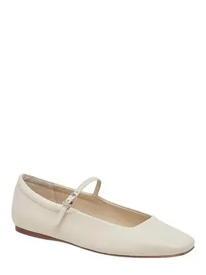 Dolce Vita Reyes Mary Jane Ballet Flats - Ivory Leather