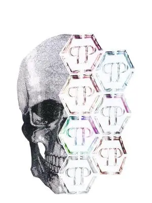 Philipp Plein Skull-print Crew-neck Sweatshirt - White