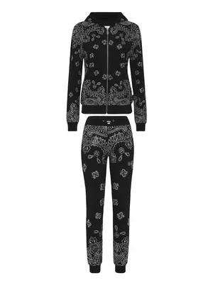 Philipp Plein Paisley-printed Jogging Set - Black