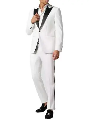 Philipp Plein Peak-lapels Single-breasted Blazer - White
