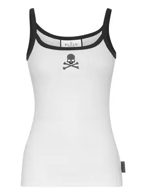Philipp Plein Skull-print Tank Top - White