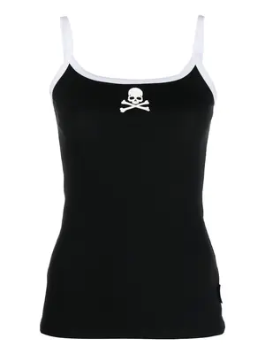 Philipp Plein Skull-print Tank Top - Black