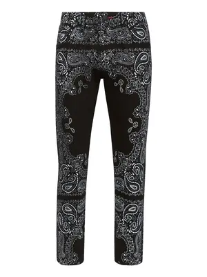 PHILIPP PLEIN Philipp Plein Bandana-Print Jeans