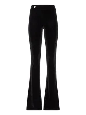 Philipp Plein High-waisted Flared Leggings - Black