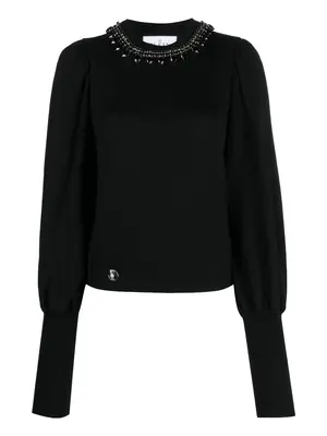 PHILIPP PLEIN Philipp Plein Crystal-Embellished Wool Jumper