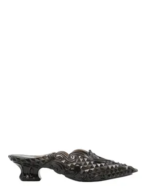 Y/project Y/Project X Melissa Court Mules Black