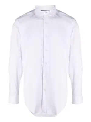 BOSS Spread-collar Shirt - White