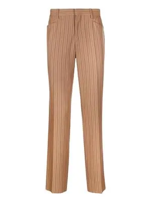 Moschino Tailored Stripe Trousers - Brown