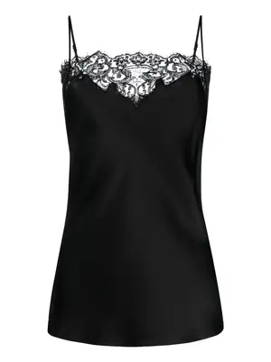 Stella McCartney Lace-trimmed Cami Top - Black