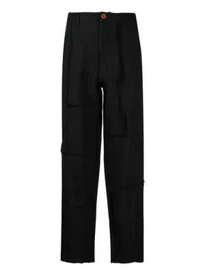 Comme Des Garçons Exposed-seam Trousers - Black