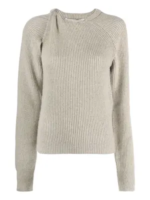 STELLA MCCARTNEY Stella McCartney Twist-Detail Ribbed Jumper