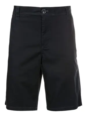 Armani Exchange Mid-rise Chino Shorts - Blue