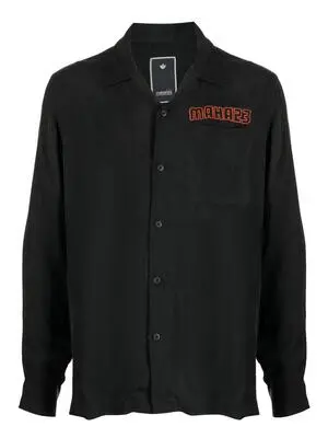 MAHARISHI Year Of The Rabbit-embroidered Shirt - Black