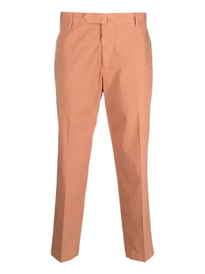 DELL'OGLIO Slim-cut Chino Trousers - Pink