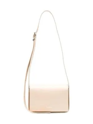JIL SANDER Leather Shoulder Bag - Neutrals