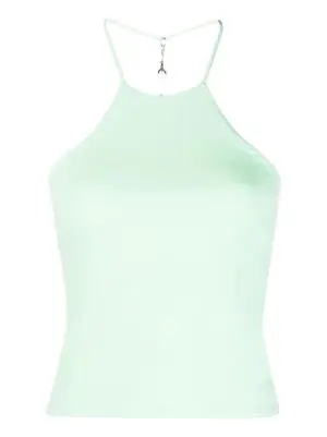 Patrizia Pepe Open-back Sleeveless Top - Green