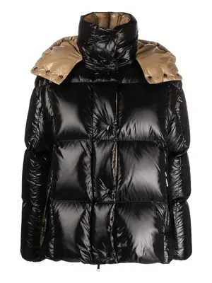 Moncler Parana Hooded Puffer Jacket - Black