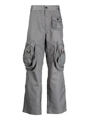 Heron Preston Heron Preston Logo-Patch Cargo Pants Grey