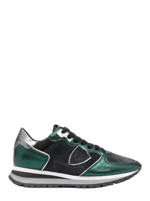 Philippe Model Trpx Leather Low-top Sneakers - Black