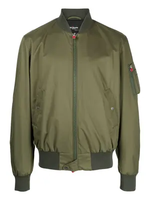 Kiton Sleeve Pocket Bomber Jacket - Green