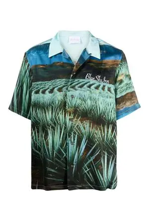 BLUE SKY INN Agave Graphic-print Shirt - Blue